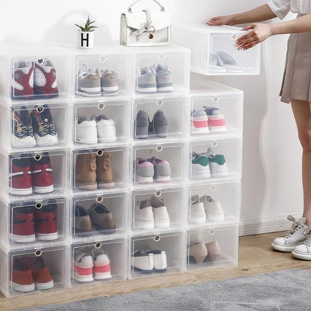 Jual RESTOCK LAGI!!-953 Kotak Sepatu Transparan / Kotak Sepatu Besar ...