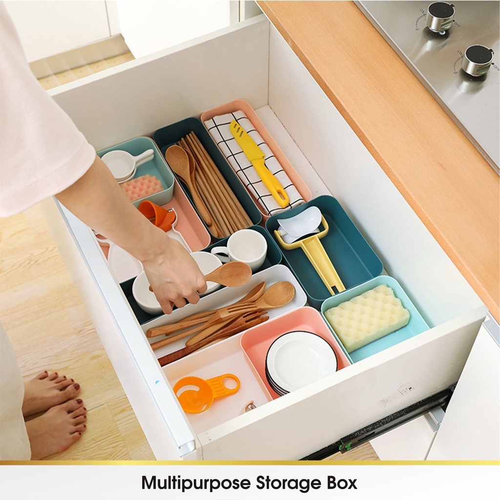 Jual Rak Storage Drawer Kotak Pembatas Sekat Penyimpanan Laci Organizer ...