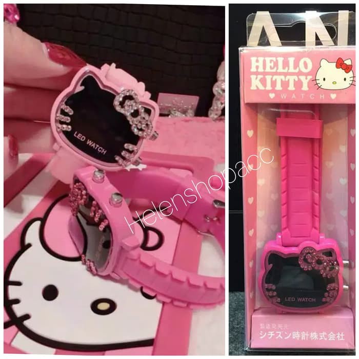 Jual jam anak hello kitty Led digital | Shopee Indonesia