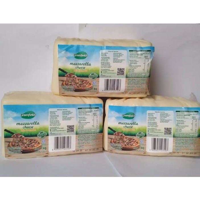 Jual GREENFIELDS MOZARELLA CHEESE 1 KG | Shopee Indonesia