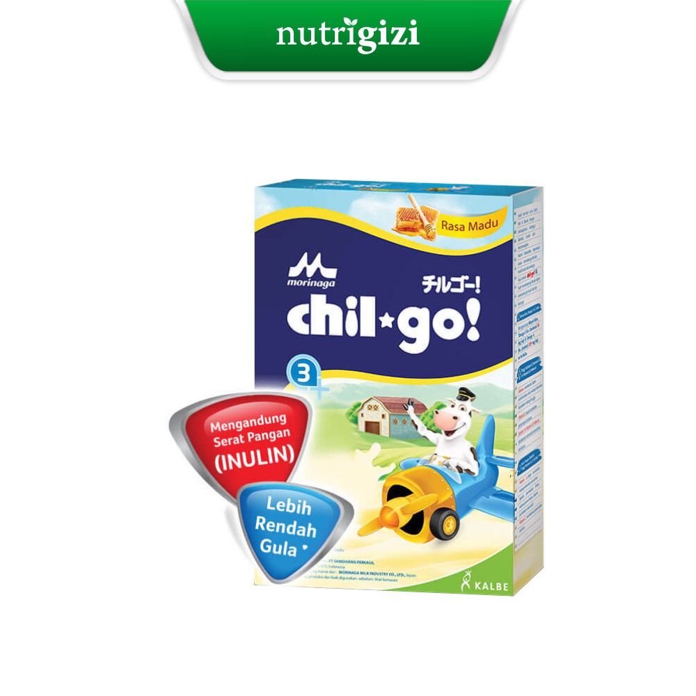 Jual Nutrigizi | Morinaga Chil-GO Powder 270 / 300 gram 1+ dan 3+ Susu ...