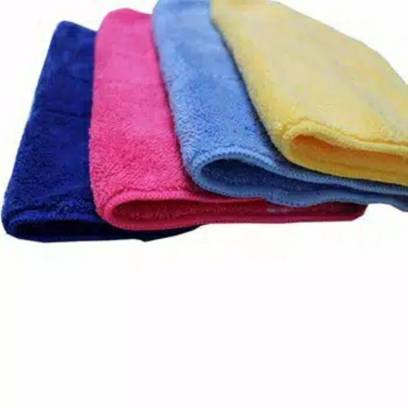 Jual O6 Kain Lap Microfiber Micro Fiber Cleaning Cloth 30×30cm Warna ...