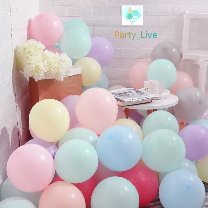 Jual Balon Latex Macaron / Balon Warna Pastel 10inch Per Pack (1pcs ...