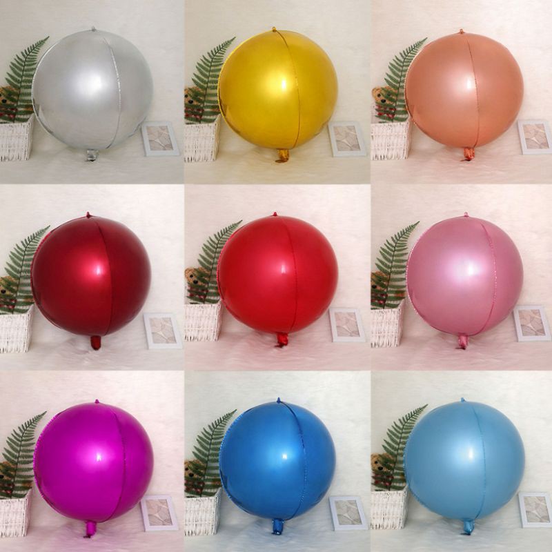 Jual Balon Foil Bulat 4D Orbz / Orbs 18 inch Helium Quality / Balon ...