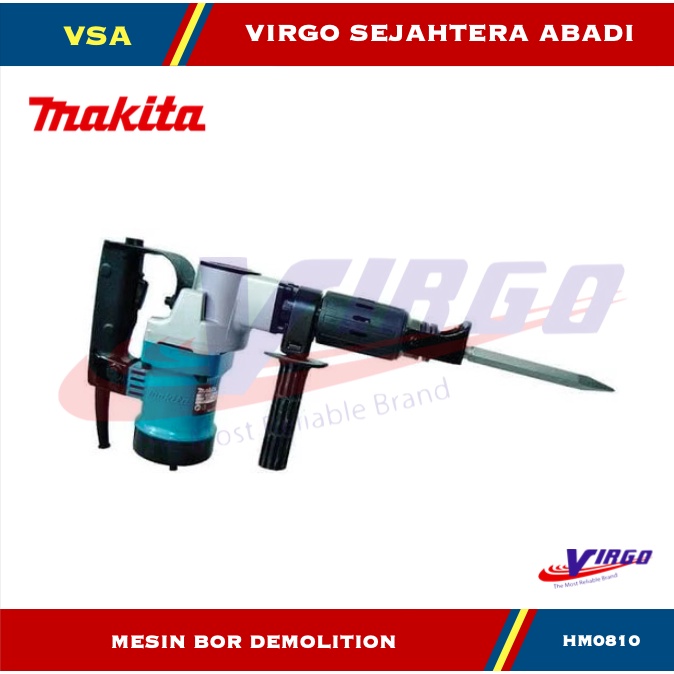 Jual HM0810 MESIN BOR DEMOLITION JACK HAMMER BOBOK BETON 5KG MAKITA HM0810 | Shopee Indonesia