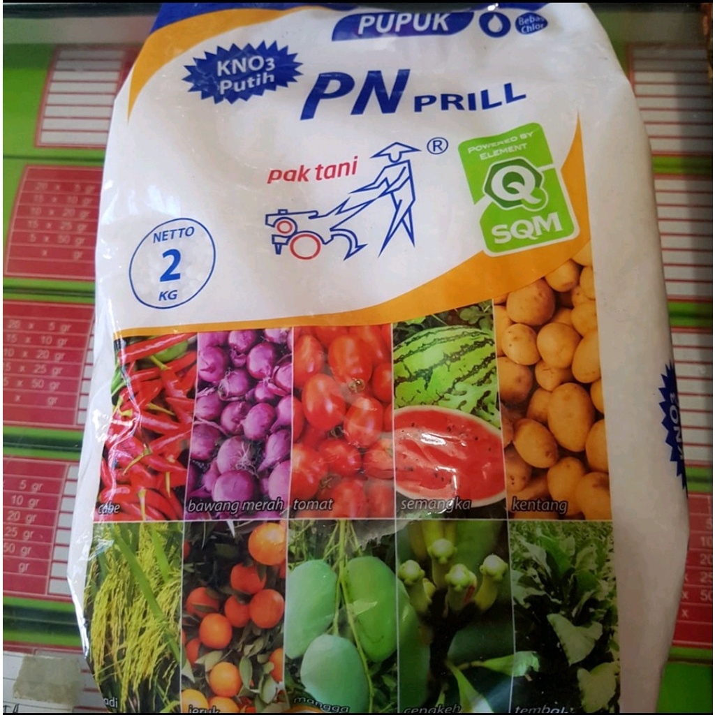 Jual Pupuk KN03 PN Prill 2KG Putih Kalium Nitrat Original Kemasan Pabrik | Shopee Indonesia