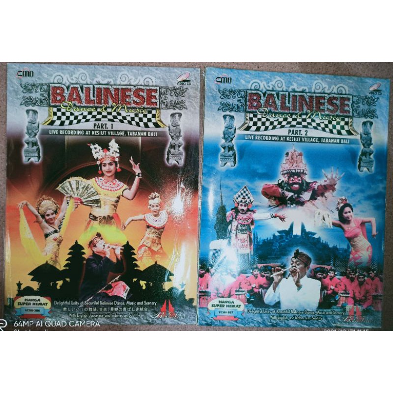 Jual VCD original tari Bali part 1 & 2 bundling 2 disc | Shopee Indonesia
