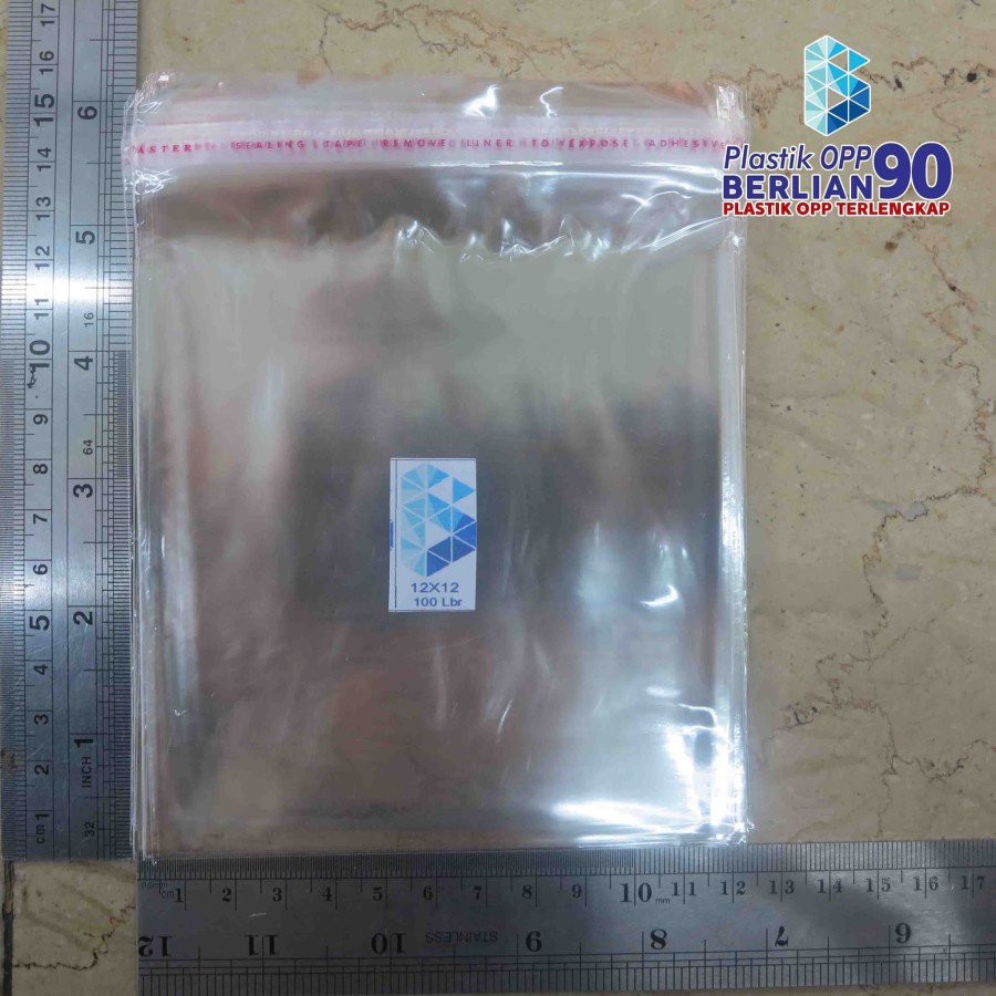 Jual Plastik 12x12 cm Plastik Opp Bening Seal Plastik Opp Lem Tebal 20 Micron | Shopee Indonesia