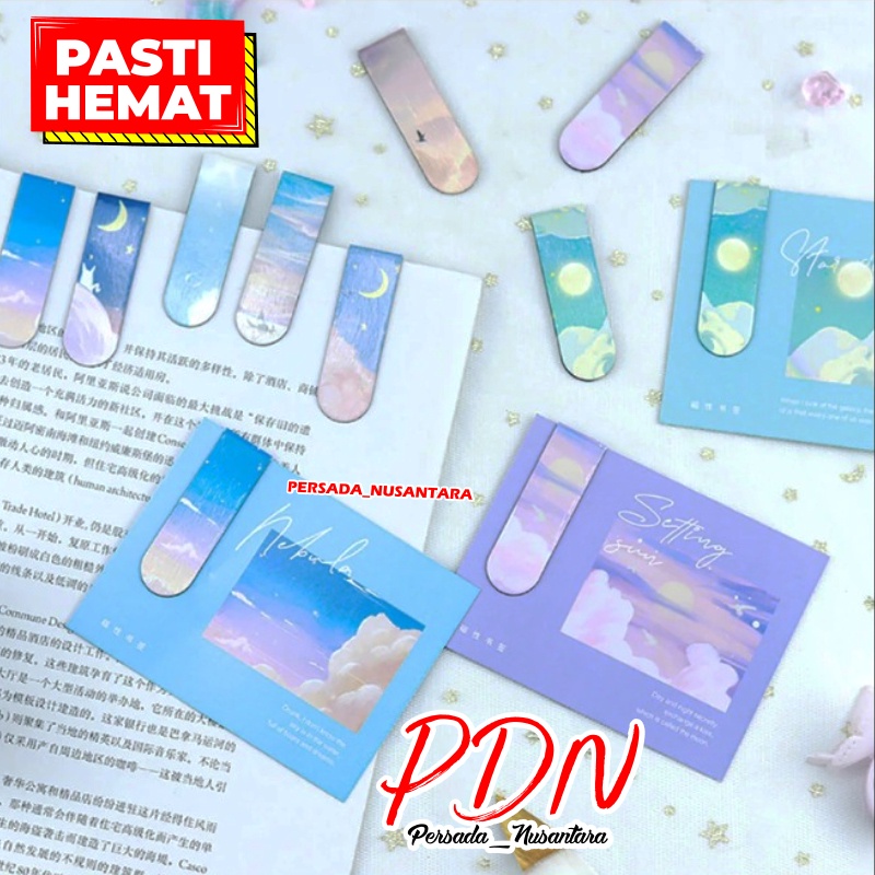Jual PEMBATAS BUKU MAGNET AESTHETIC BESI KERTAS LUCU 3D MAGNETIC CLIP ...