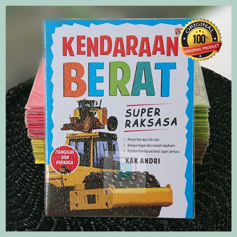 Jual BUKU ANAK : KENDARAAN BERAT SUPER RAKSASA | Shopee Indonesia