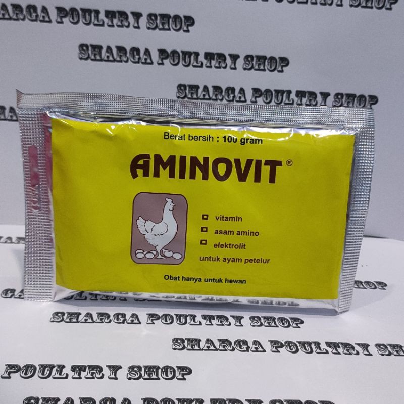 Jual AMINOVIT 100gr MEDION vitamin meningkatkan produksi ayam petelur | Shopee Indonesia
