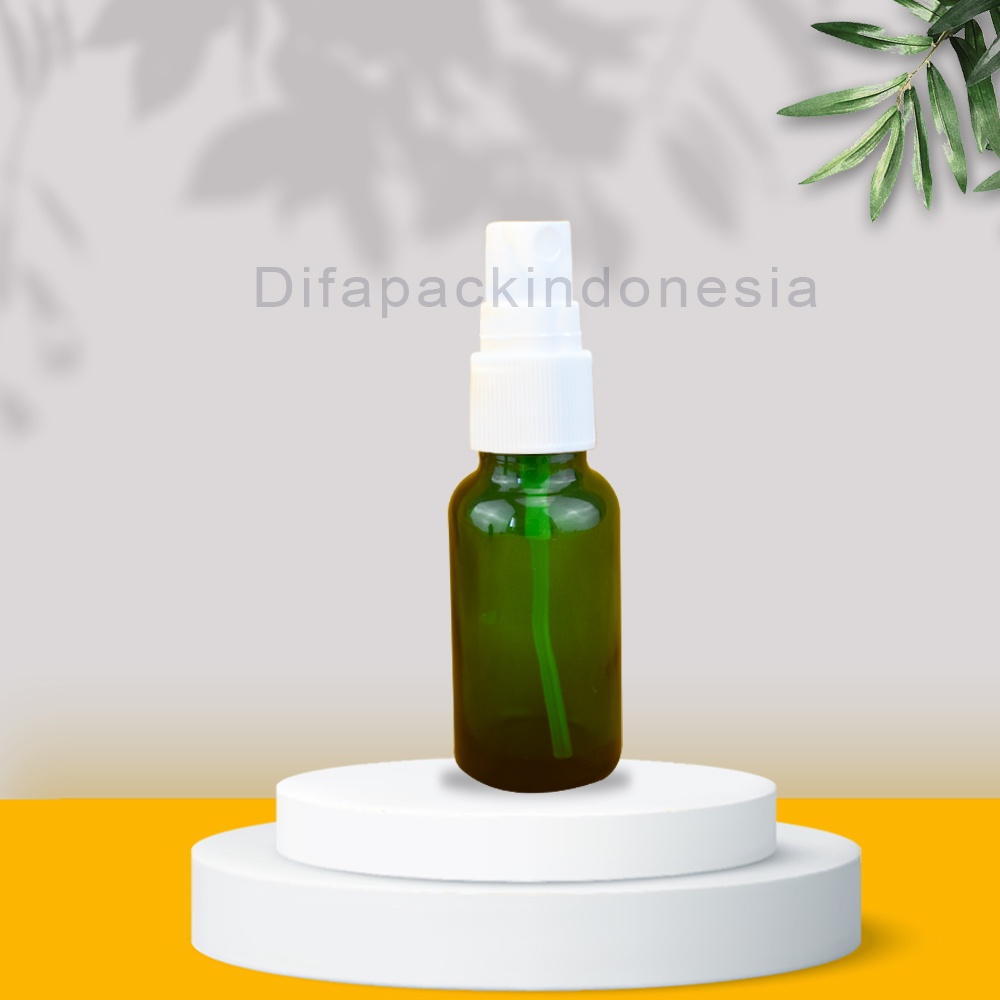 Jual Botol serum 20ml spray putih body hijau teballl | Shopee Indonesia
