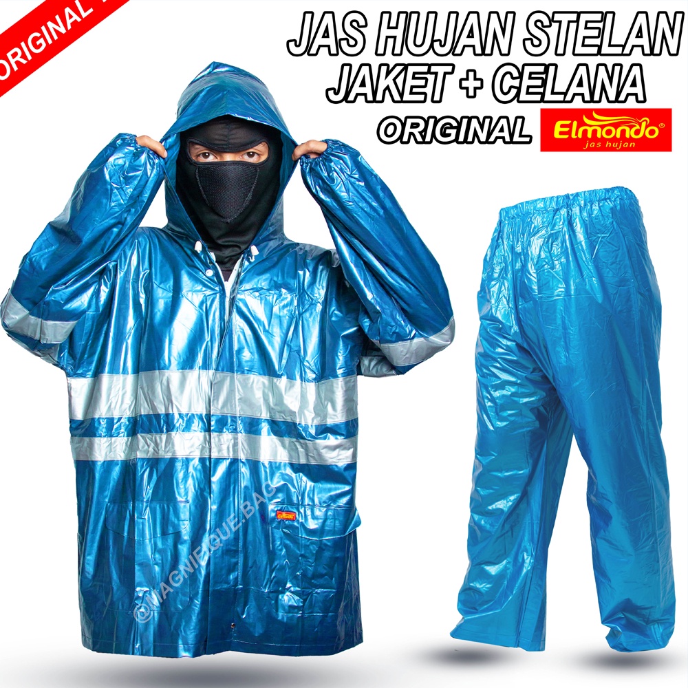Jual Mantel Hujan Pria Jas Hujan Elmondo Original Jas Hujan Setelan Dewasa Jas Ujan Wanita Jas ...