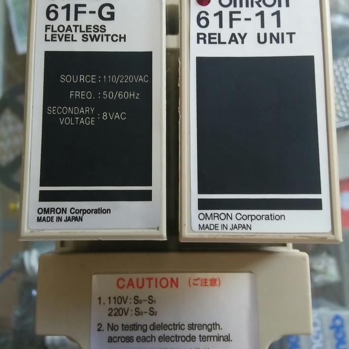Jual Floatless Switch Water Level Control WLC 61F-G OMRON ( 1 Tangki ) | Shopee Indonesia