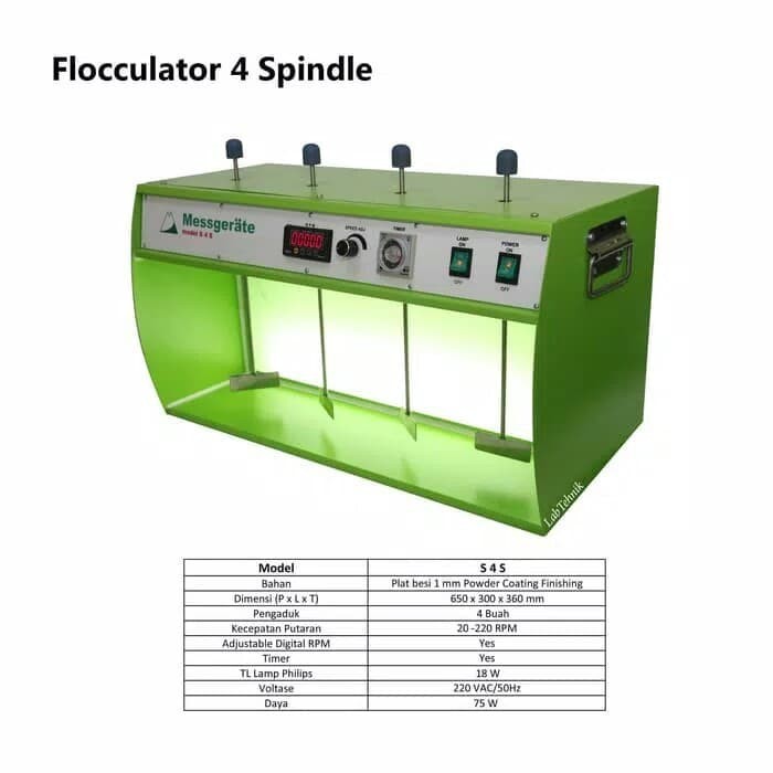 Jual Jar Test Flockulator 4 Spindle | Shopee Indonesia