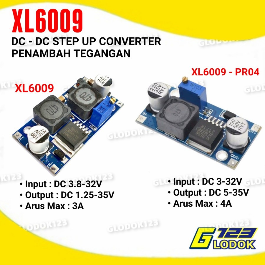 Jual DC DC Dual Step Down Step Up Module Adjustable XL6009 | Shopee Indonesia
