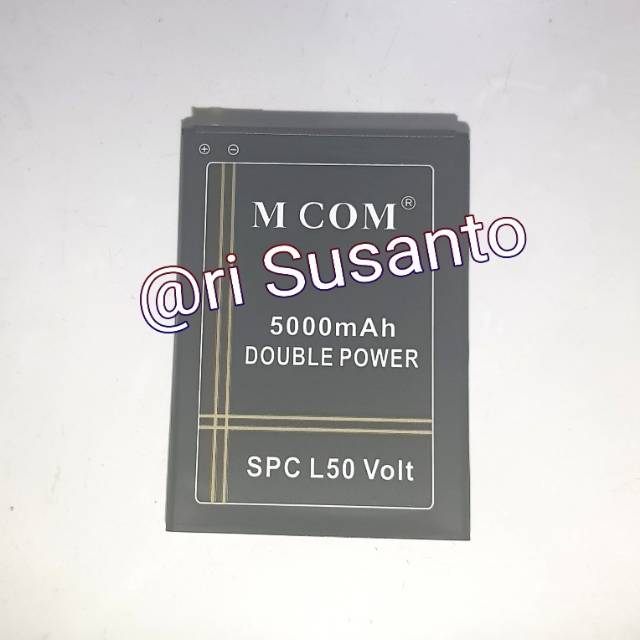 Jual Baterai MCOM for SPC L50 Volt Double Power 5000mAh | Shopee Indonesia