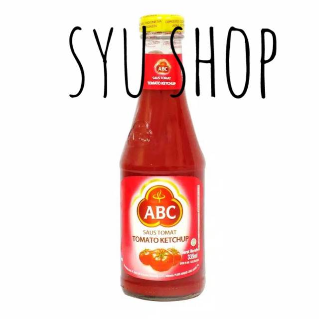 Jual ABC saus tomat 335 ml tomato sauce saos botol beling kaca besar ...