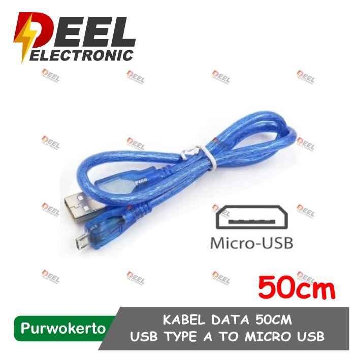 Jual Kabel Data Usb A To Micro Usb 50cm For Arduino Leonardo Promicro