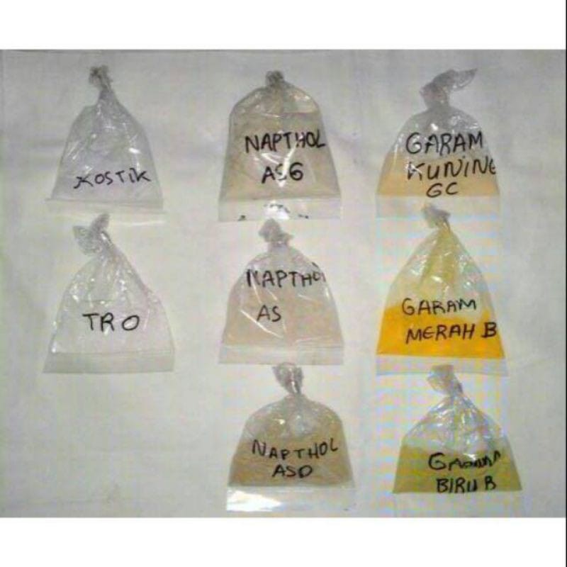 Jual PAKET PEWARNA NAPTOL/PAKET LENGKAP NAPTOL+KOSTIK | Shopee Indonesia