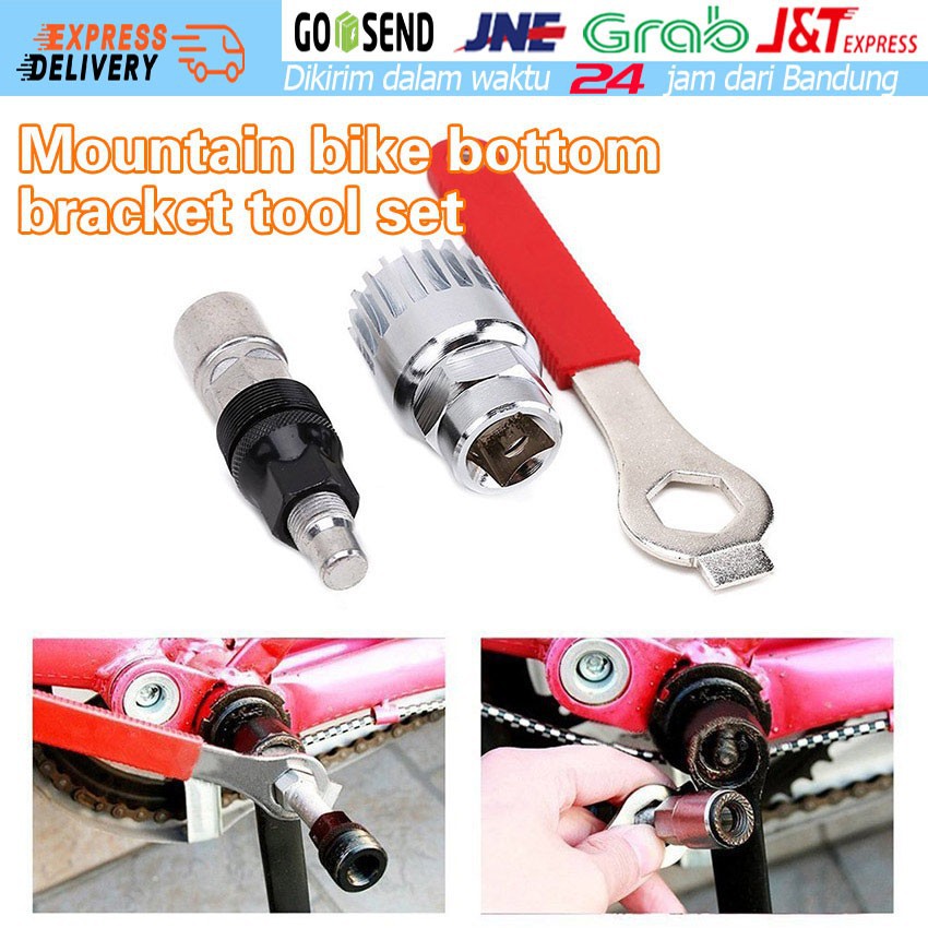 Jual Kunci Sprocket Crank Set 3 in 1 Lengkap Reparasi Sepeda Medial ...