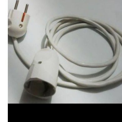 Jual colokkan broco / kabel sambung siap pakai tembaga 2x1,5/steker ...