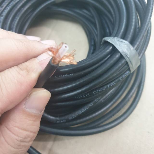 Jual Kabel Rg58 Kabel Radio HT RIG Kabel Radio komunikasi RG58 | Shopee ...