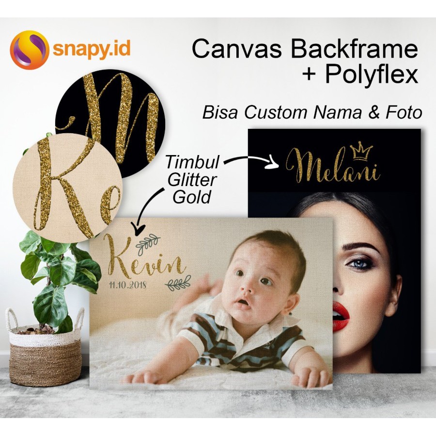 Jual Snapy - Cetak Canvas Foto + Spanram | Shopee Indonesia