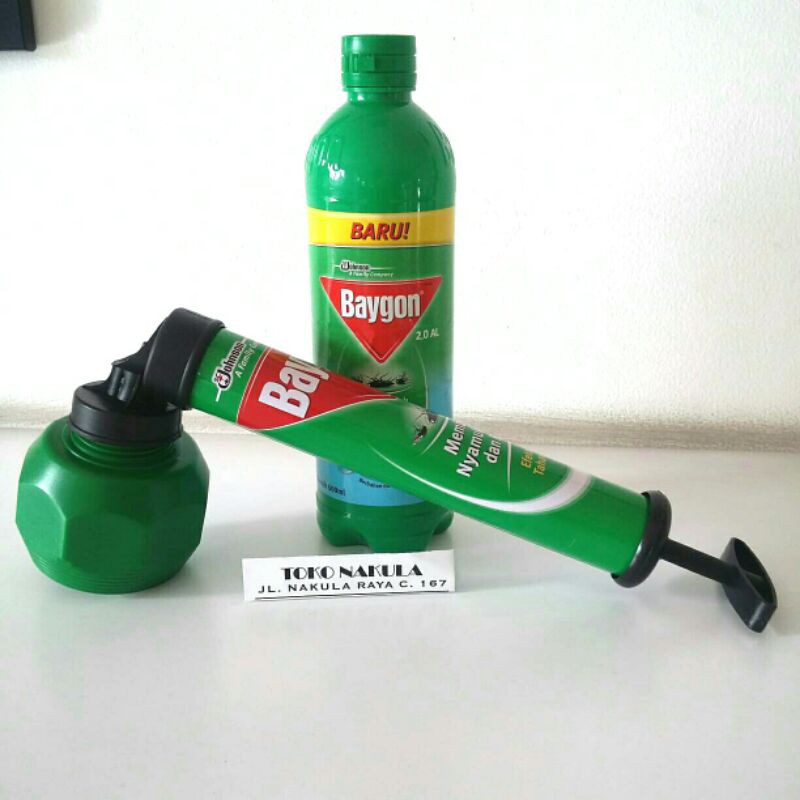 Jual BAYGON - Paket Pompa + Baygon Cair Refill 800ml Botol Anti Nyamuk ...