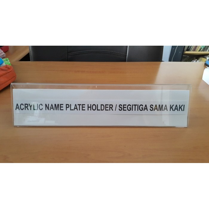 Jual Name Plate Holder ( Segitiga sama kaki ) | Shopee Indonesia