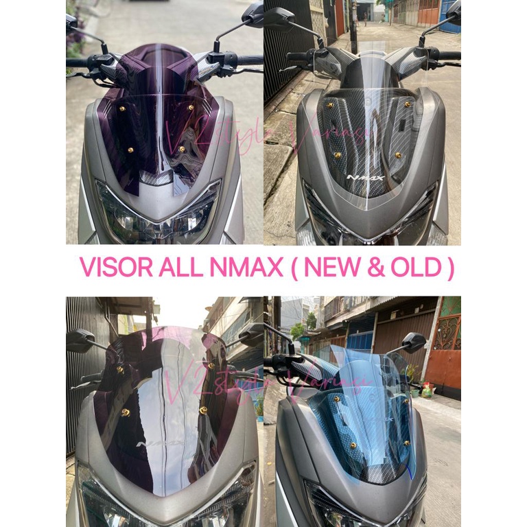 Jual VISOR NMAX WINDSHIELD YAMAHA ALL NMAX / OCITO 7 MODEL VARIASI ...