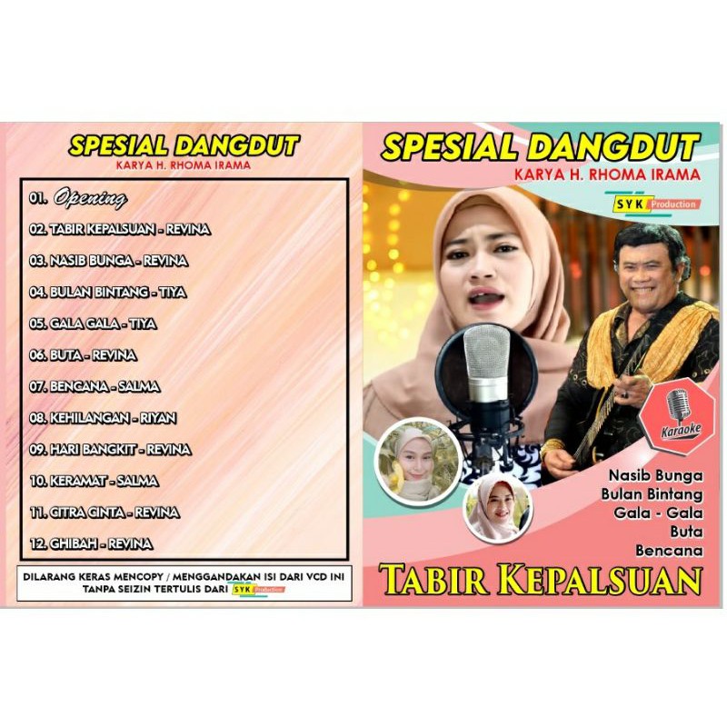 Jual KASET VCD DVD MUSIK LAGU SPESIAL DANGDUT KARAOKE KARYA H.RHOMA IRAMA | Shopee Indonesia