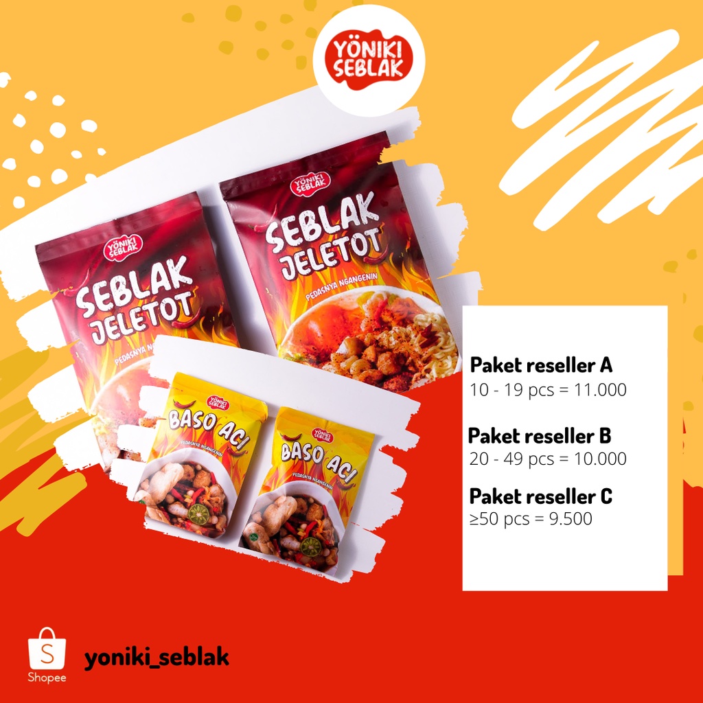 Jual Paket Reseller Baso Aci Harga Murah - Yoniki Seblak | Shopee Indonesia