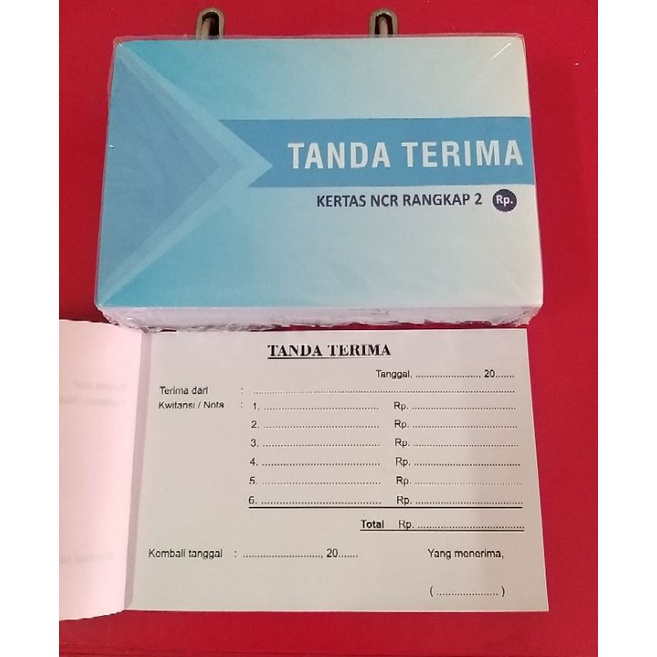 Jual [PCS] TANDA TERIMA UANG 2 PLY / TANDA TERIMA RUPIAH 2 PLY / TANDA ...