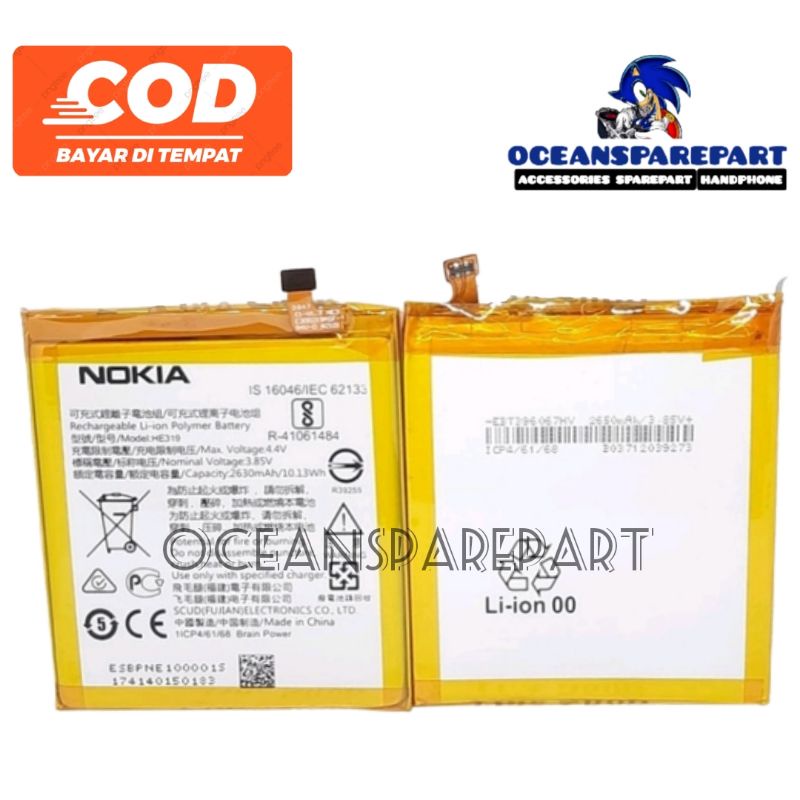 Jual BATERAI NOKIA 3 HE319 ( TA1020 / TA1028 / TA1032 ) | Shopee Indonesia