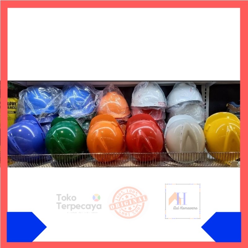 Jual Helm Proyek / Krisbow Brim Helm Keselamatan Kerja | Shopee Indonesia