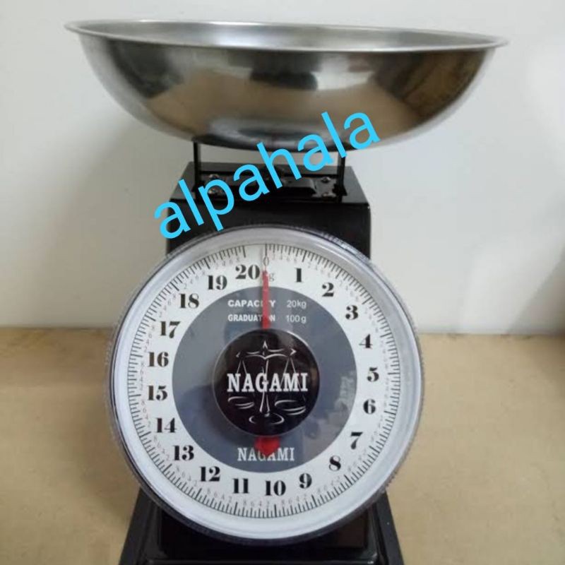 Jual (BEST SELLER) Timbangan Duduk Jarum Nagami 5kg 10kg 15kg 20kg waktu pemesanan tolong Di isi ...