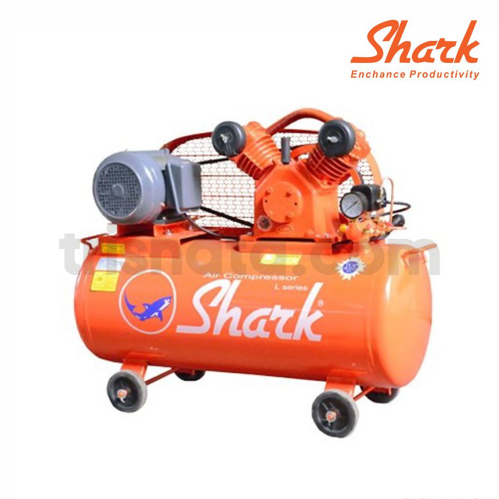 Jual KOMPRESOR ANGIN 2 PISTON COMPRESSOR SHARK DINAMO 1/2 HP | Shopee ...