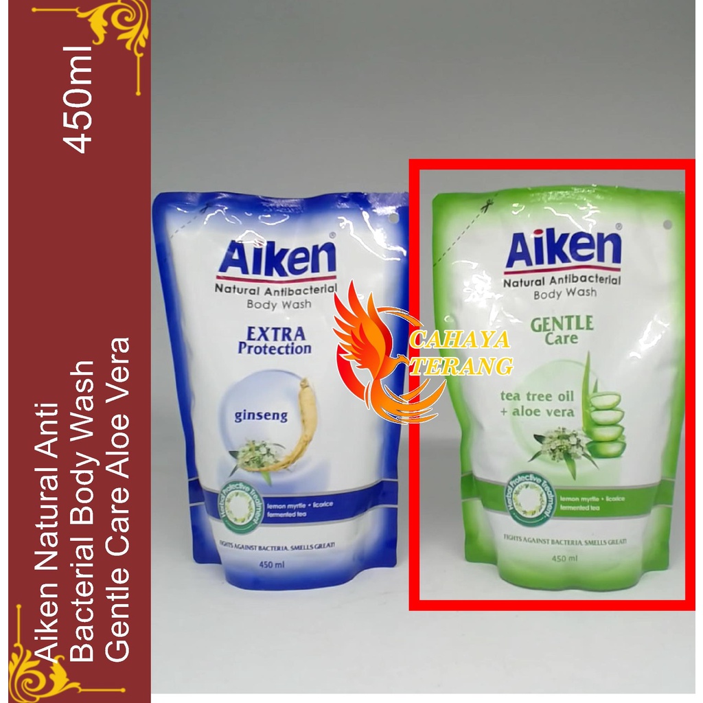 Jual Aiken natural anti bacterial Body Wash Sabun Mandi Anti Bakteri ...