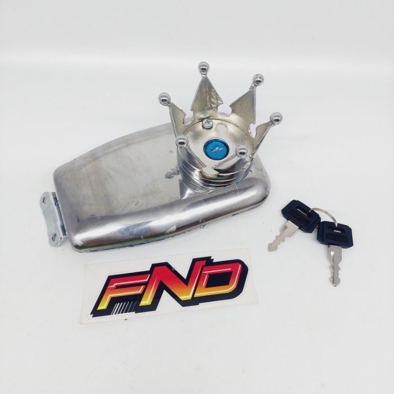 Jual TUTUP TANGKI RX KING MAHKOTA WARNA CROME | Shopee Indonesia