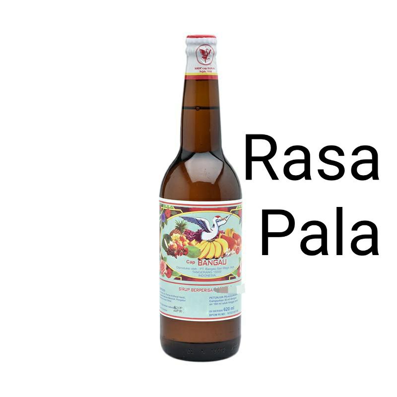 Jual Sirup Cap Bangau 620 ml Rasa Pala | Shopee Indonesia