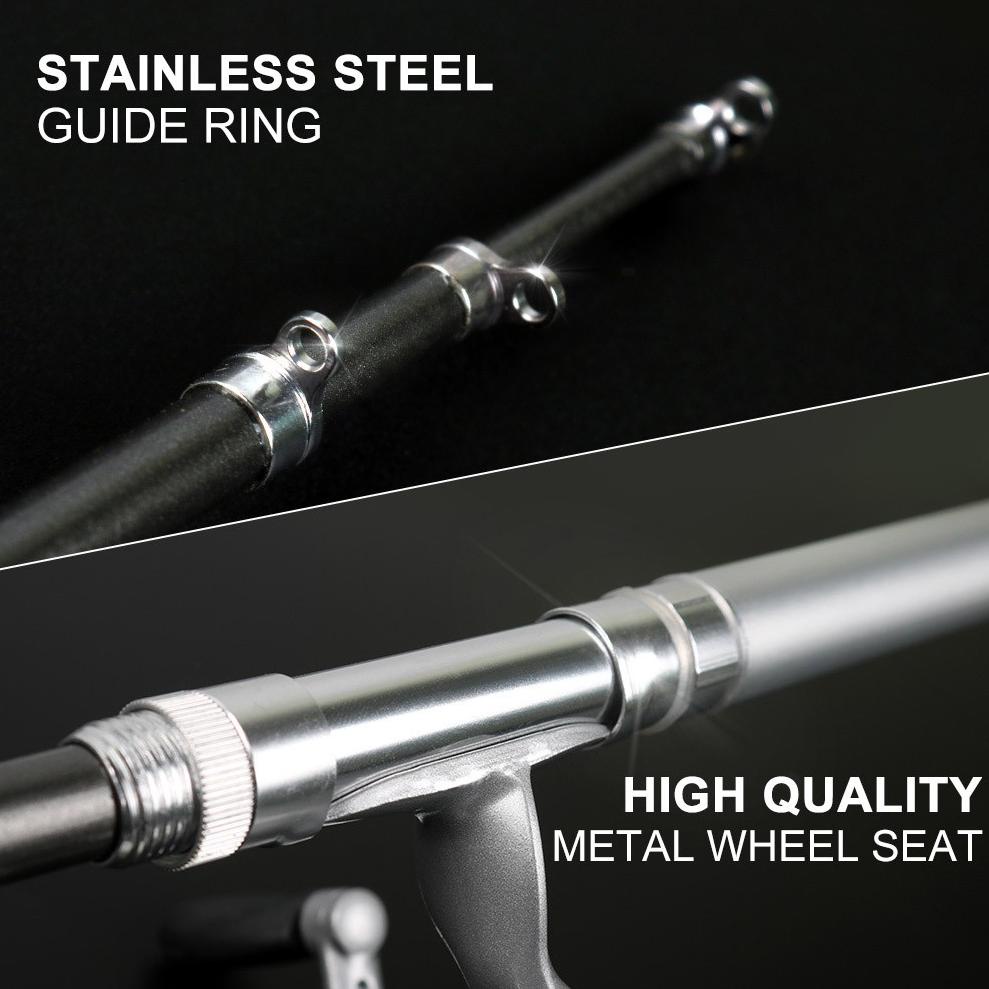 Jual Aluminium Alloy Pocket Pen Shape Fishing Rod Pole Dengan Reel ...