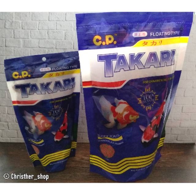 Jual Makanan Pakan Ikan TAKARI 100 dan 250 gr untuk Koki & Koi / Umpan ...