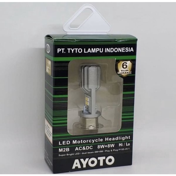 Jual Lampu LED Motor AYOTO M2B H6 AC DC Motor Bebek Matic Satria Universal | Shopee Indonesia
