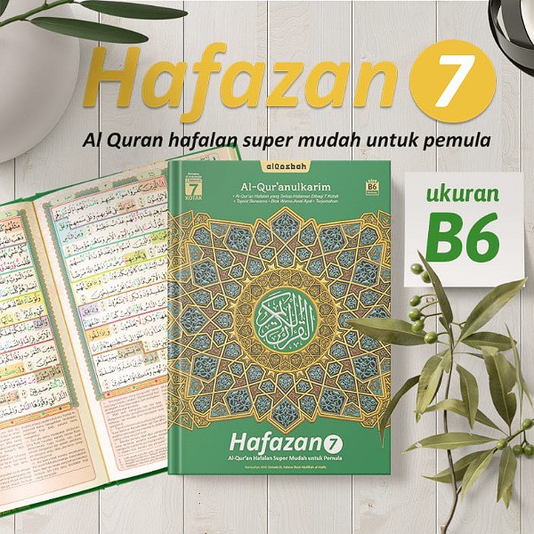 Jual AL QURAN HAFALAN SUPER MUDAH UNTUK PEMULA HAFAZAN 7 UKURAN B6 ( 12 CM X 17 CM ) | Shopee ...