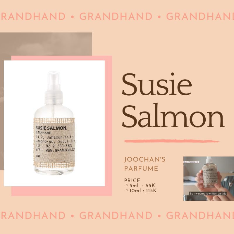 Jual GRANHAND Susie Salmon - Parfum Joochan Golden Child | Shopee Indonesia