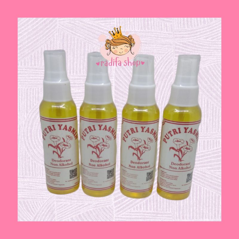 Jual Tawas Cair Putri Yasmin Tawas Spray Deodorant Spray (Ready Siap ...
