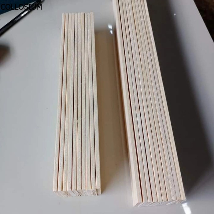 Jual Papan Kayu Tipis 40x9x0,5 Isi 10pcs cm Papan Kayu Jati Belanda ...