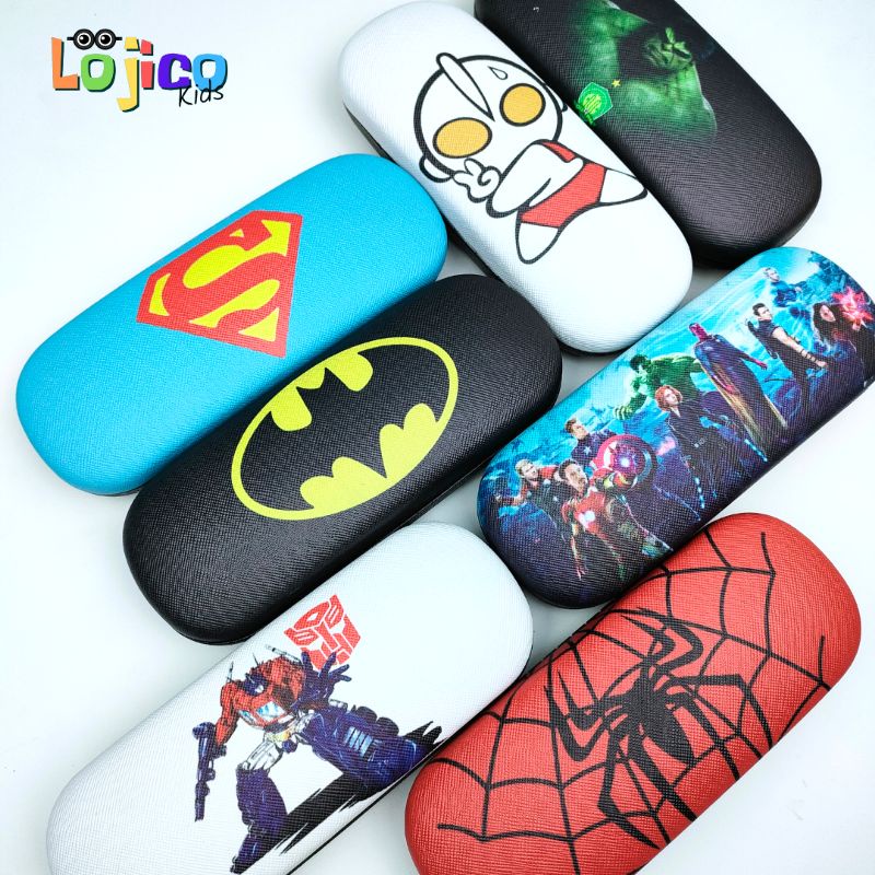 Jual Kotak kacamata karakter superhero spiderman superman batman hulk ...