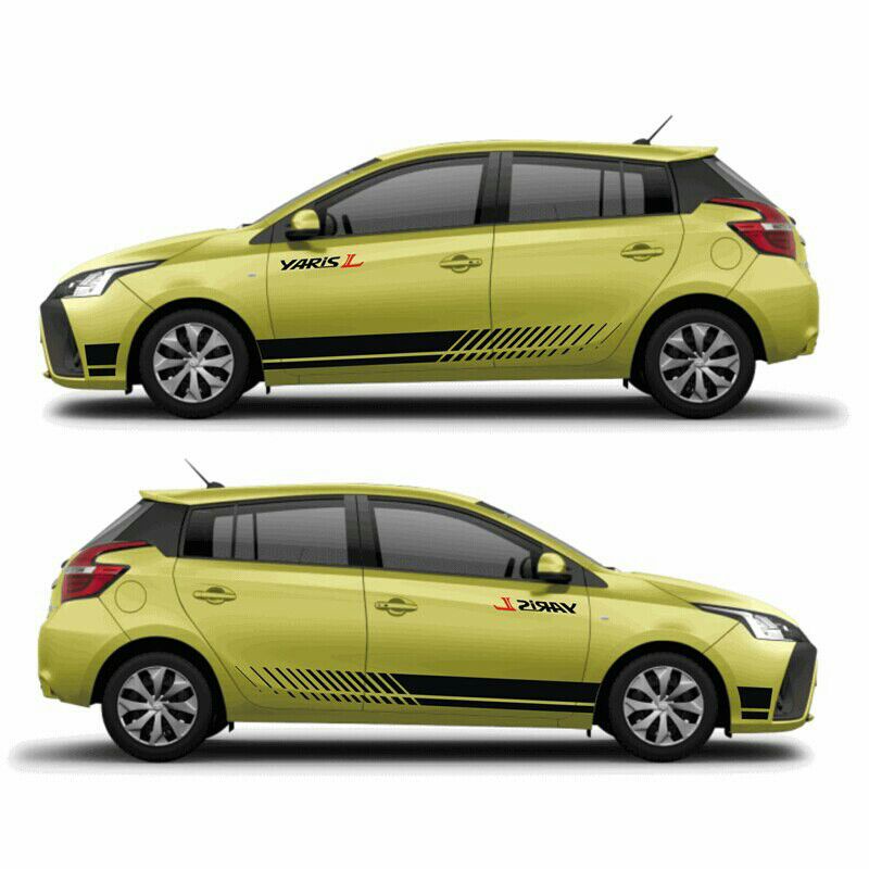 Jual STICKER TERBARU STIKER TOYOTA YARIS STRIPING CUTTING STIKER ...